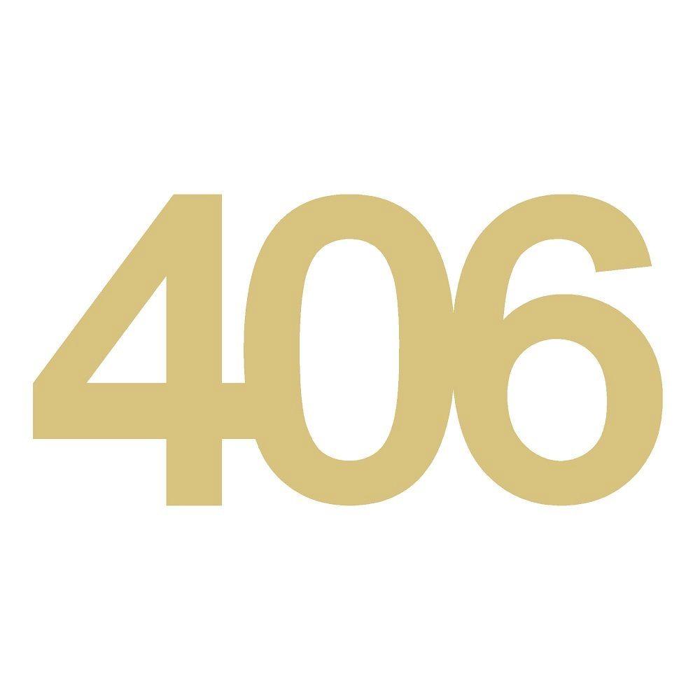 Basic Shape Number MDF Cutout 406 - Unfinished For DIY – Diverse ...
