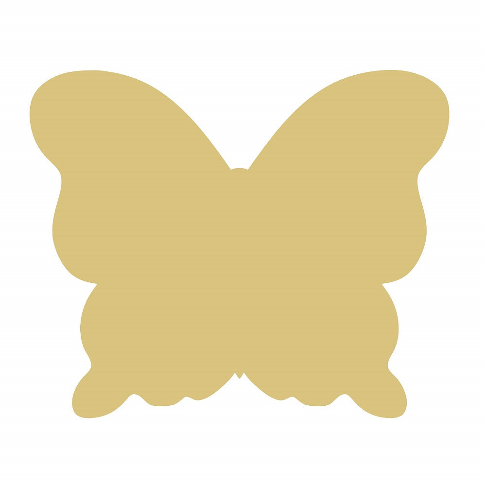 Basic Shape Butterfly MDF Cutout Silhouette Style 6 - Unfinished For D ...