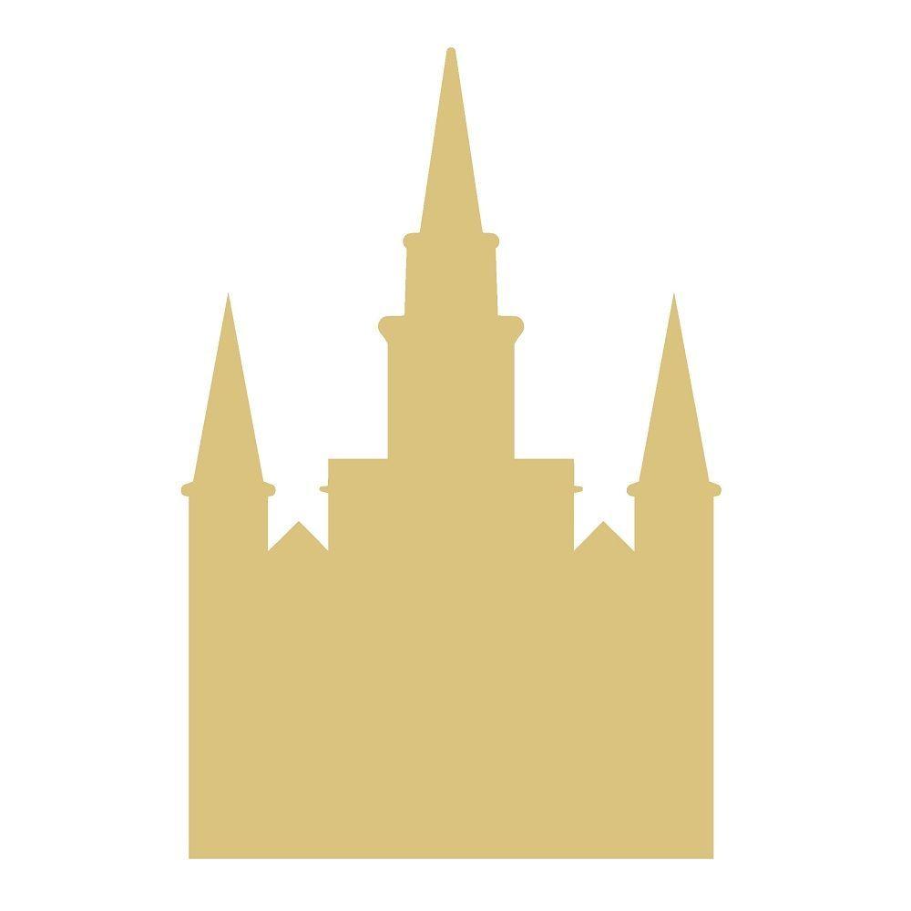 Basic Shape Castle MDF Cutout Silhouette - Unfinished For DIY – Diverse ...