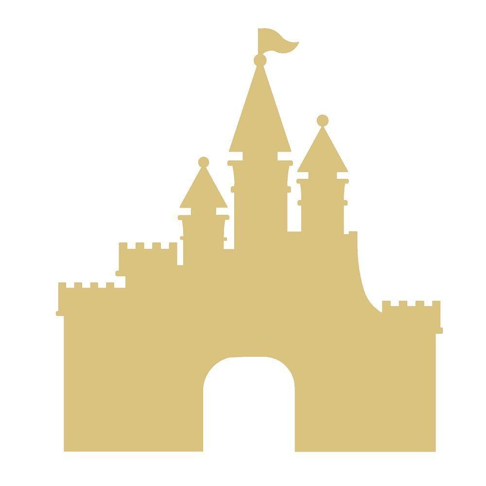 Basic Shape Castle MDF Cutout Castle - Unfinished For DIY – Diverse ...