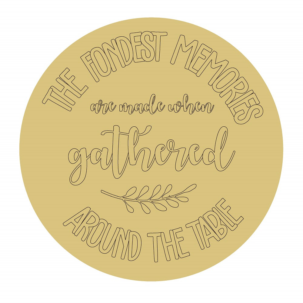 Design By Line Fondest Memories Unfinished Wood Cutout Style 1 Art 1 ...