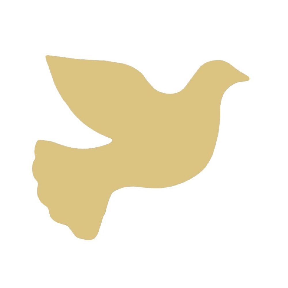 Basic Shape Dove MDF Cutout Silhouette Style 2 - Unfinished For DIY ...