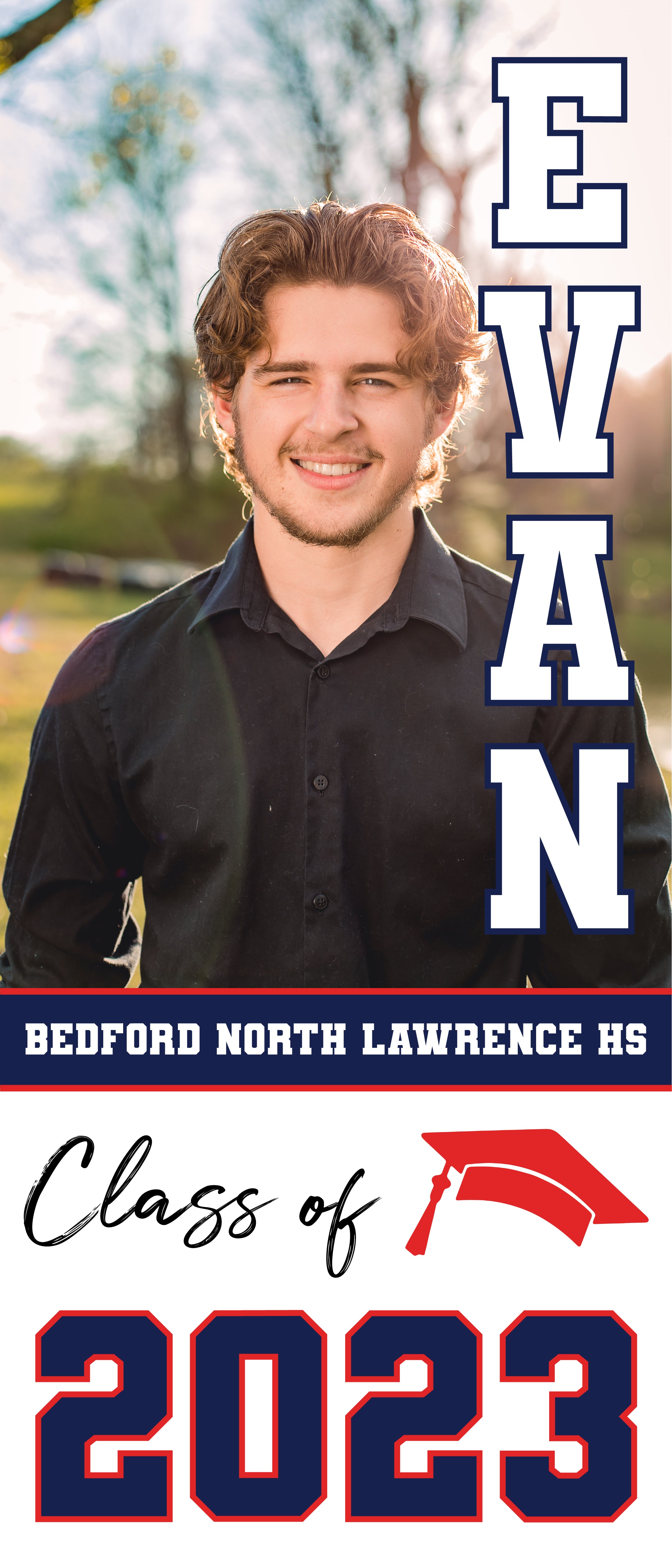 Custom 30x70 Floor Banner With Stand Style 1 – Diverse Woodworking