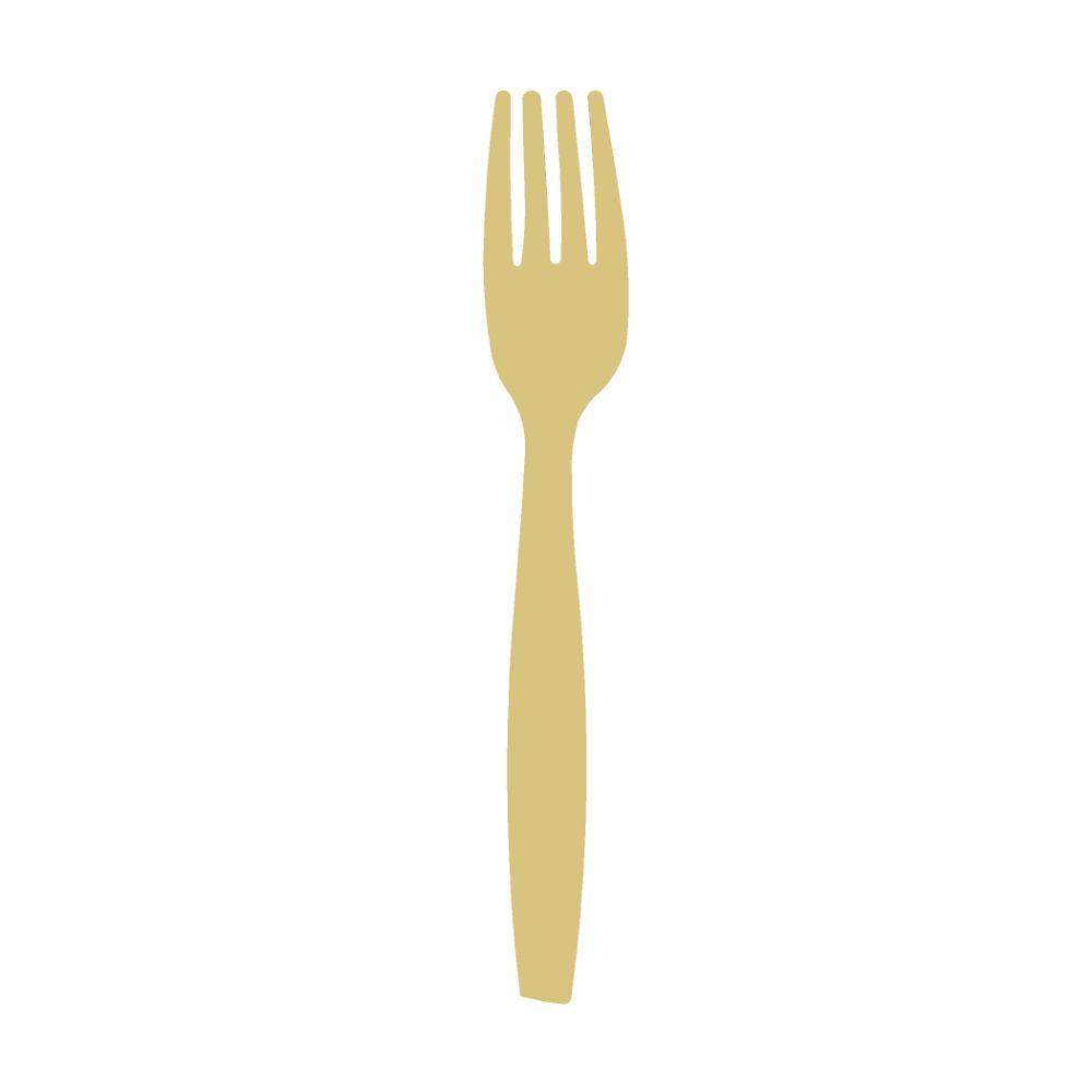 Basic Shape Fork MDF Cutout Silhouette - Unfinished For DIY – Diverse ...