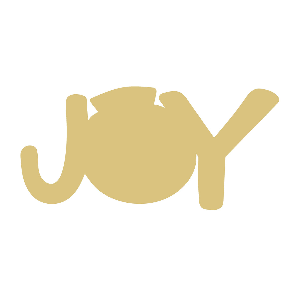 Joy Unfinished Wood Cutout Style 8 – Diverse Woodworking