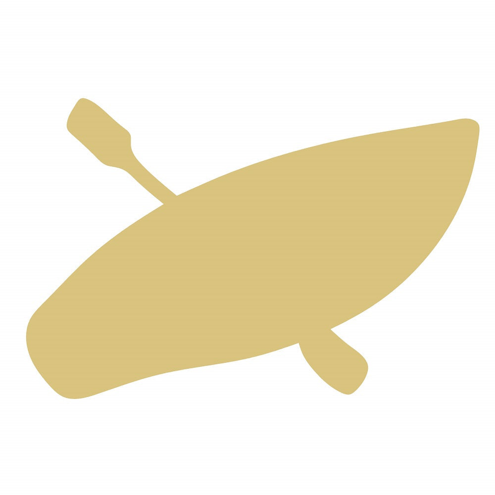 Basic Shape Kayak MDF Cutout Silhouette - Unfinished For DIY – Diverse ...