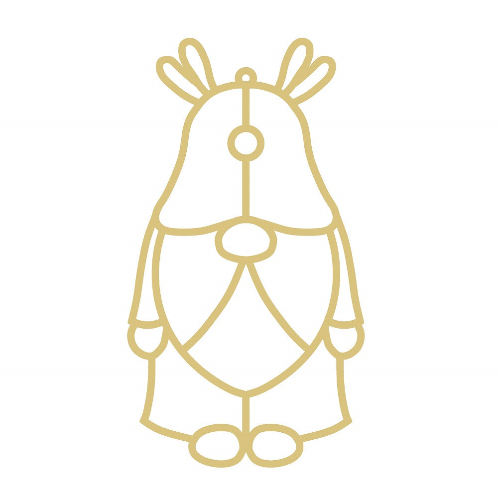 Laser Cut Gnome Unfinished Wood Cutout Style 39 Art 1 – Diverse Woodworking
