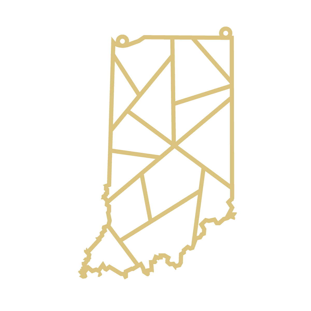 Laser Cut Indiana Unfinished Wood Cutout Style 4 Art 1 – Diverse ...