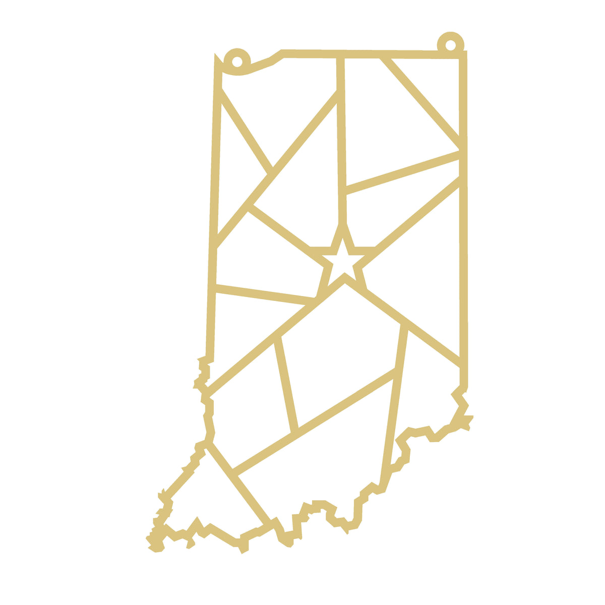 Laser Cut Indiana Unfinished Wood Cutout Style 4 Art 2 – Diverse ...