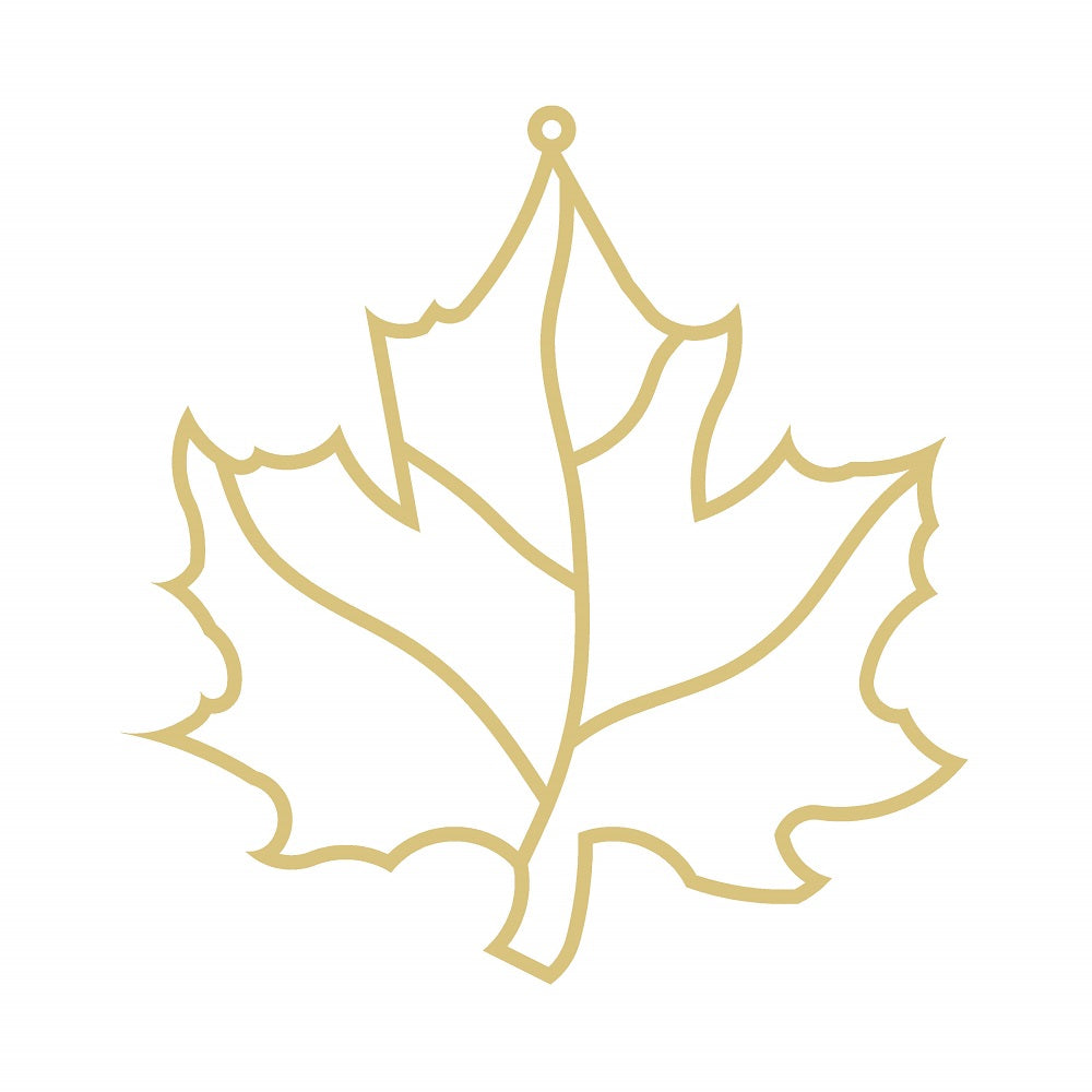 Maple Leaf Unfinished Faux Stained-Glass Frame – Diverse Woodworking