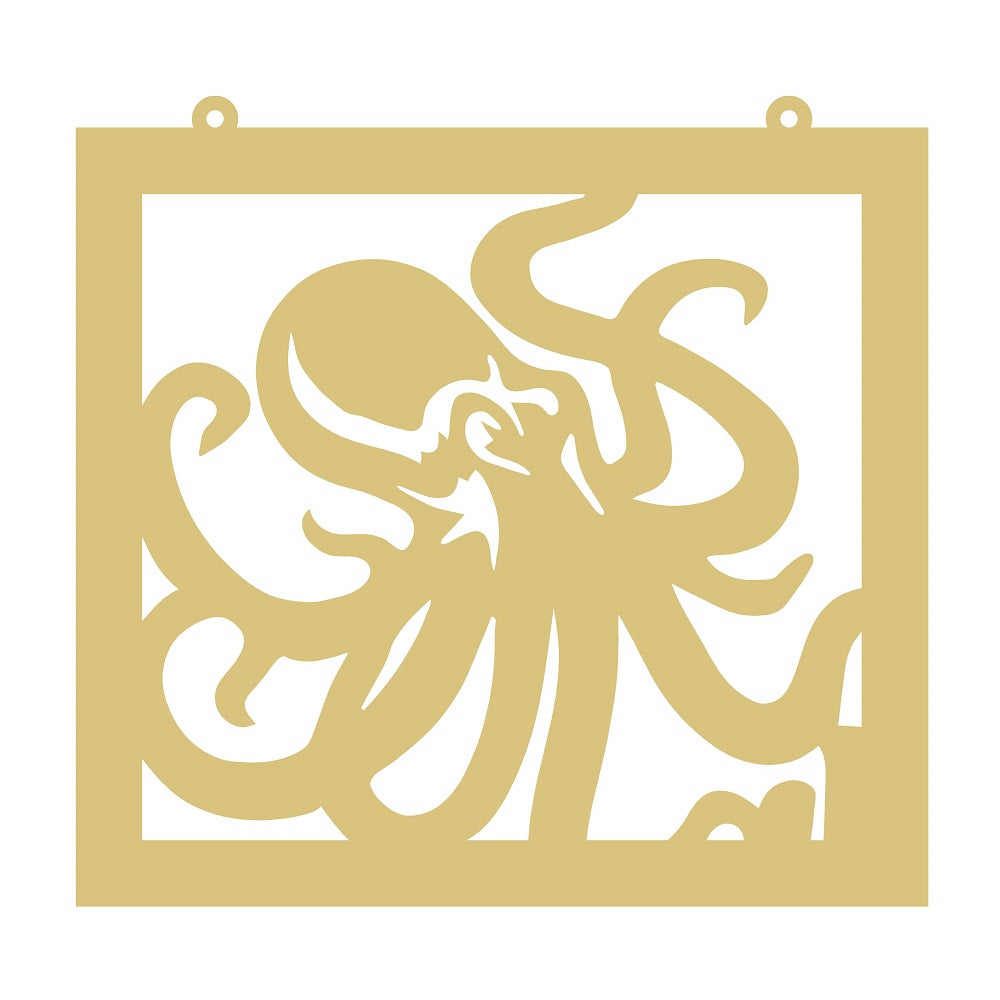 Laser Cut Octopus Unfinished Wood Cutout Style 5 Art 1 – Diverse ...