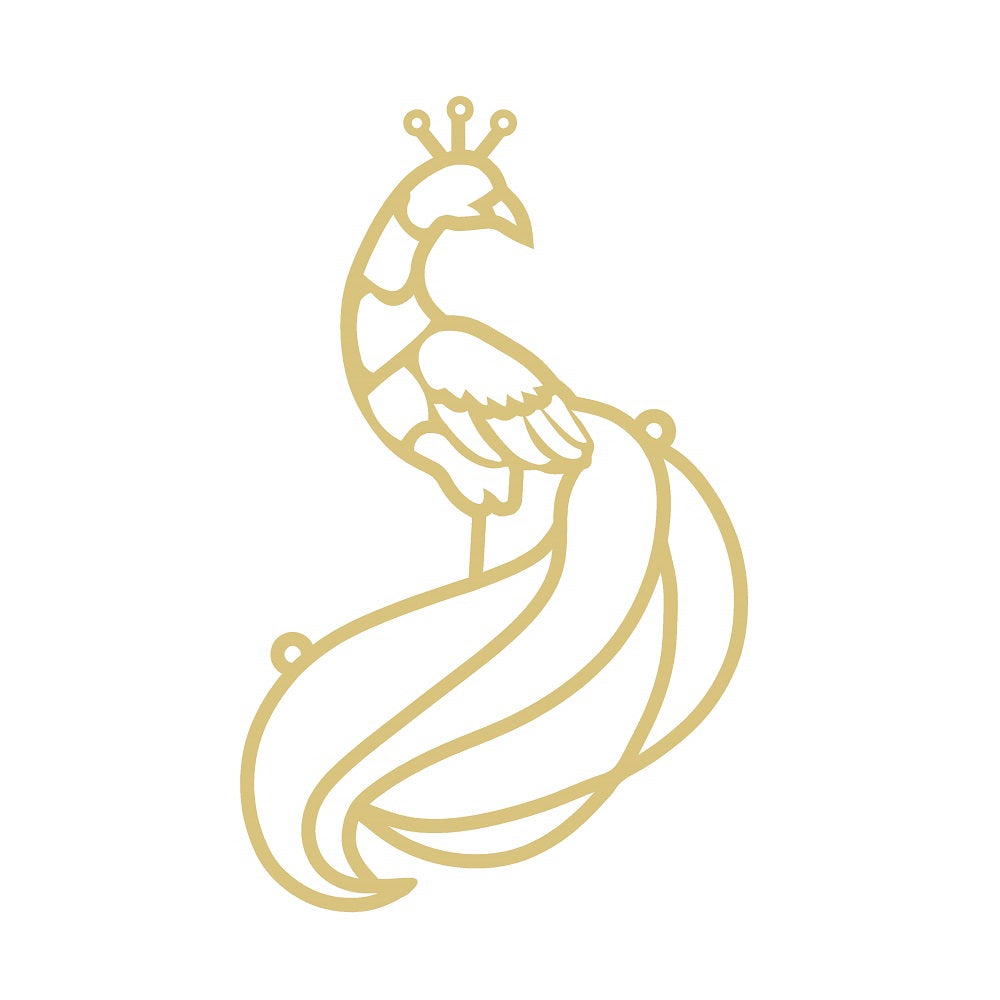 Laser Cut Peacock Unfinished Wood Cutout Style 1 Art 1 – Diverse ...