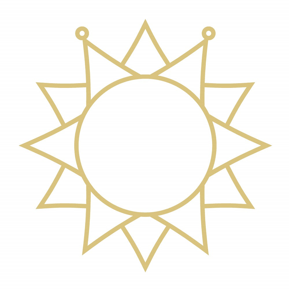 Laser Cut SUN Unfinished Wood Cutout Style 7 Art 1 – Diverse Woodworking