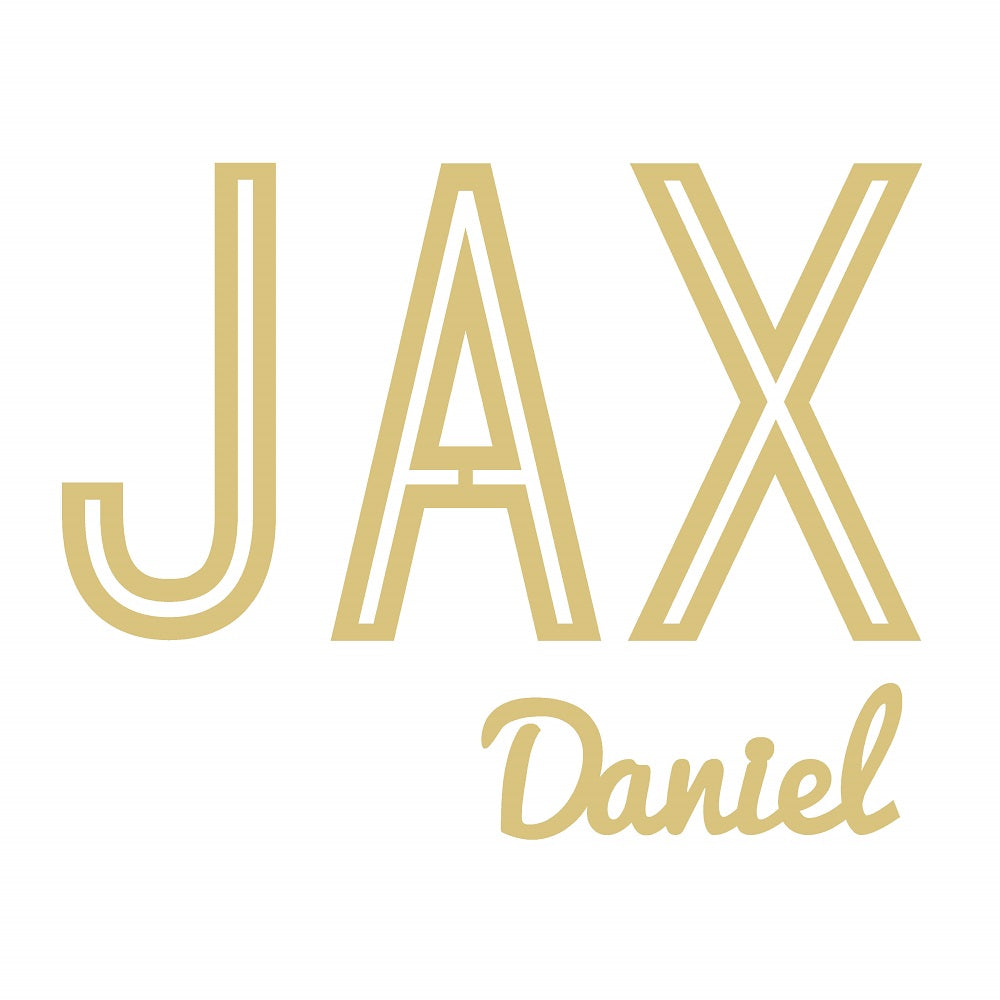 Laser Cut Word Jax Daniel Unfinished Wood Cutout Style 1 – Diverse ...