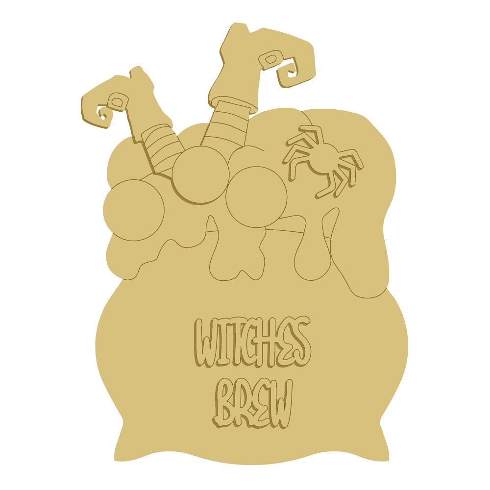 3D-DL-CAULDRON UNFINISHED WOOD CUTOUT STYLE 1-A9 – Diverse Woodworking