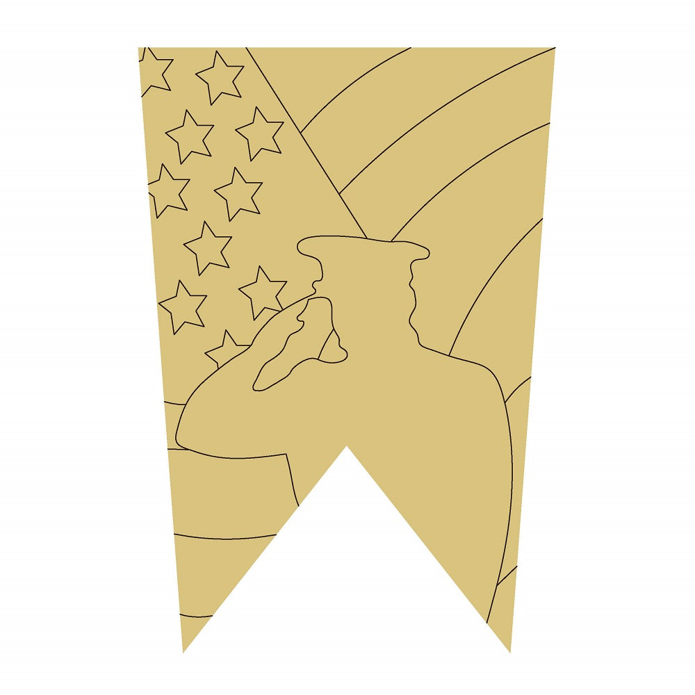 DL-FLAG UNFINISHED WOOD CUTOUT STYLE 4-A4 – Diverse Woodworking