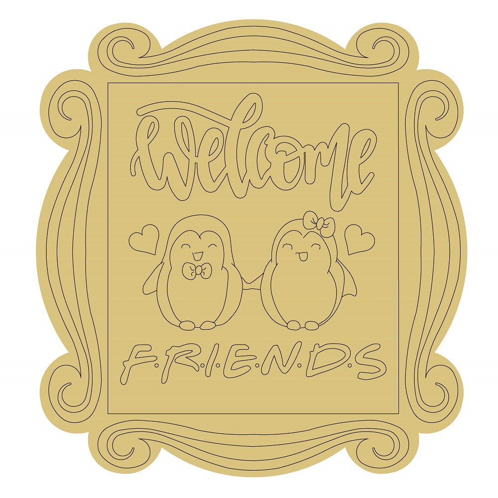 DL-FRIENDS UNFINISHED WOOD CUTOUT STYLE 1-A3 – Diverse Woodworking
