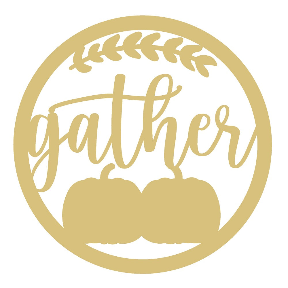 LASER CUT CIRCLE-GATHER UNFINISHED WOOD CUTOUT STYLE 1-A1 – Diverse ...